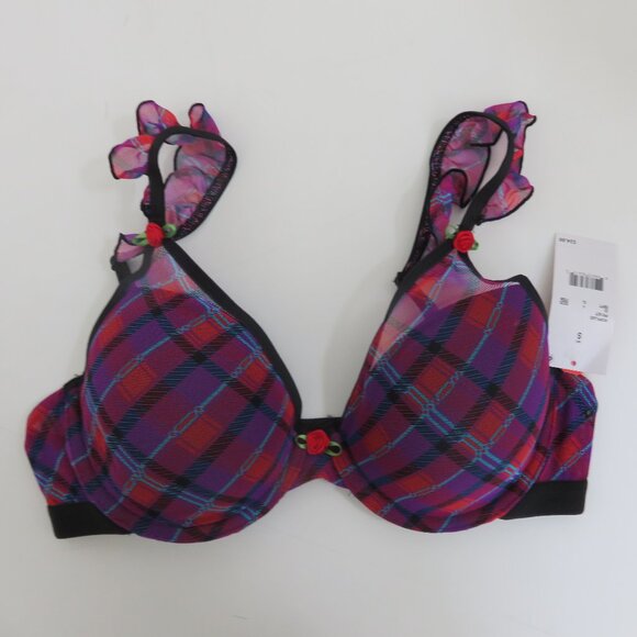Parade | Intimates & Sleepwear | 1 Parade Plaid Lace Bra Size S | Poshmark